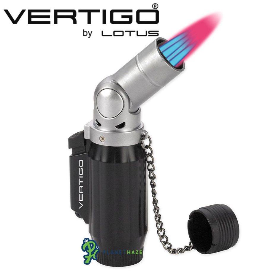 Lotus Vertigo Intimidator Adjustable Angle Quad Flame Butane Torch ...